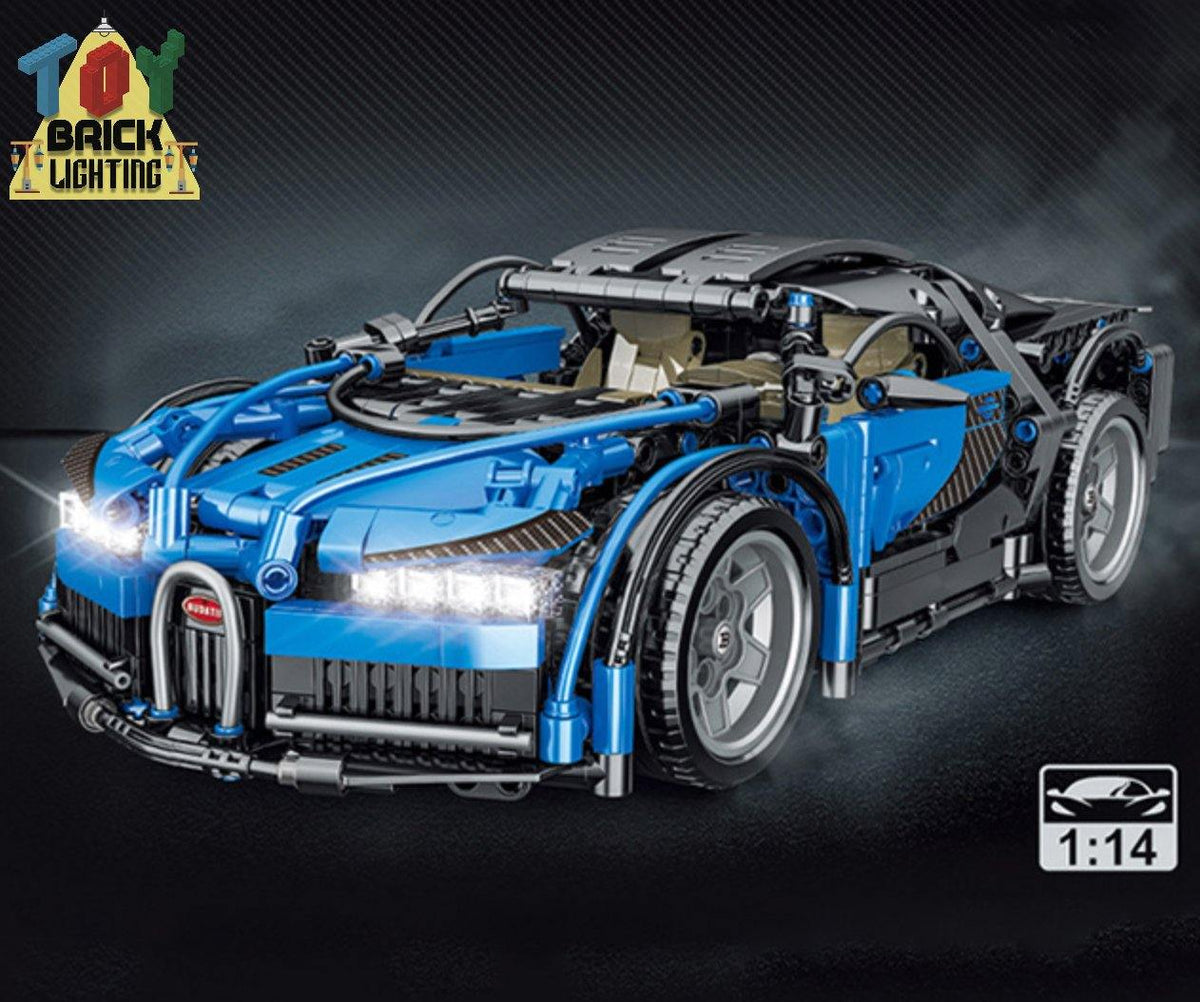 Bugatti Cheyron MOC Brick Kit – Toy Brick Lighting