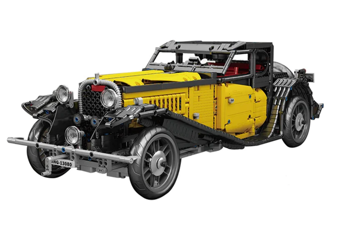 Classic Luxury Car MOC Brick Set – Toy Brick Lighting